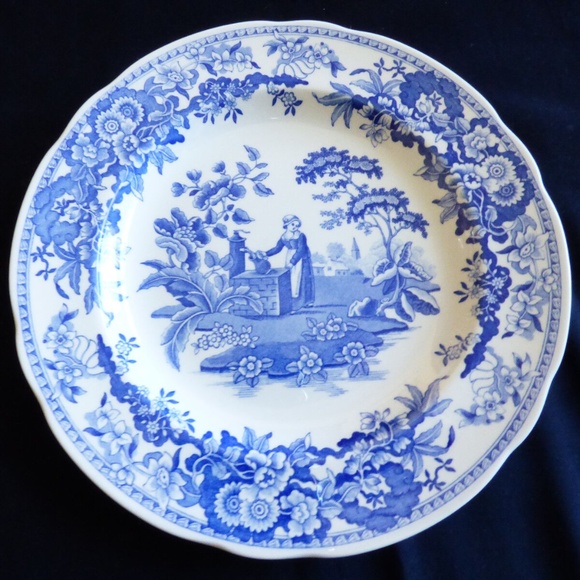 Spode | Dining | The Spode Blue Room Collection Girl At Well 925 Plate ...